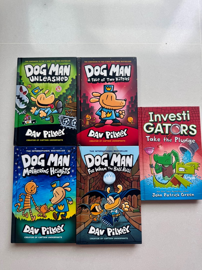 Dog Man & Investigators Book Set, Hobbies & Toys, Books & Magazines ...