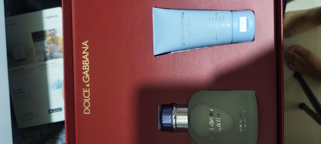 Dolce & Gabbana Light Blue pour Homme Gift Set, Beauty & Personal Care ...