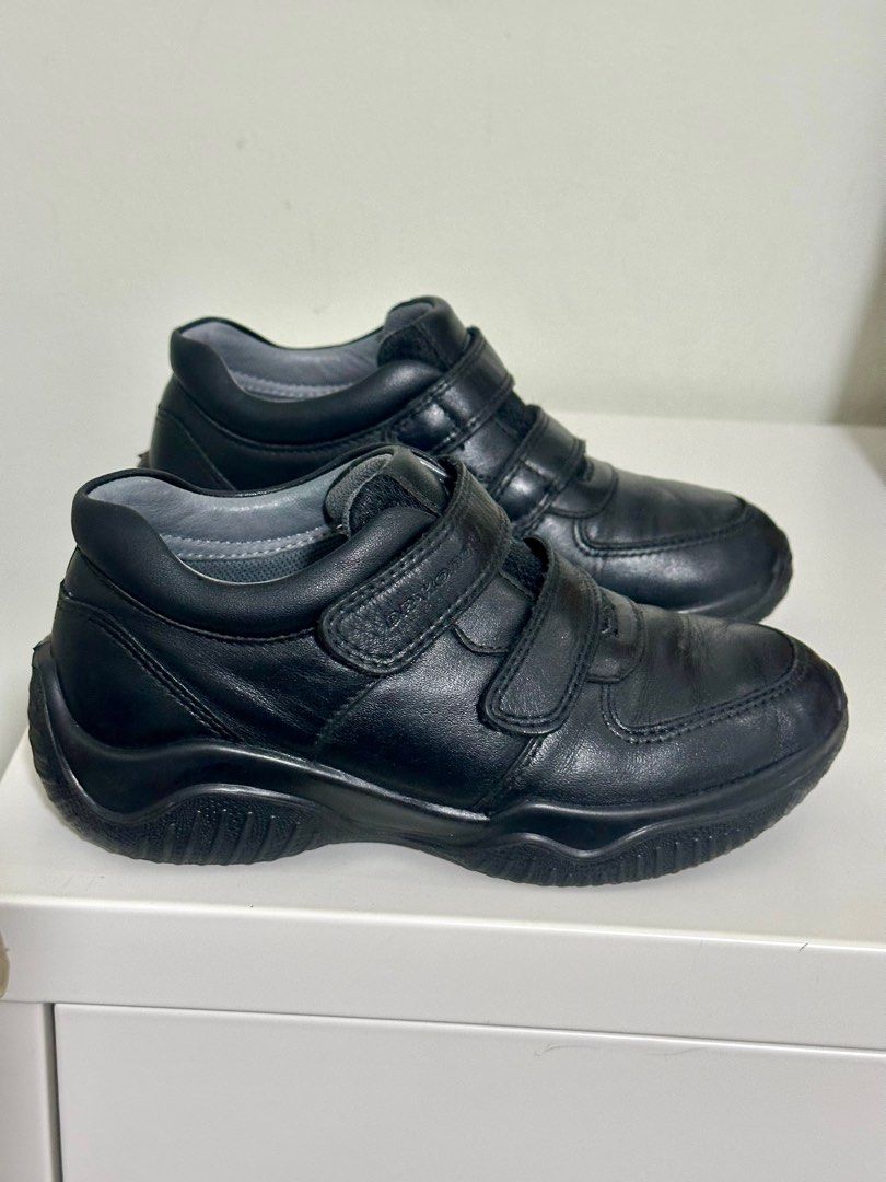 Dr. Kong Black Velcro Shoes - school shoes, Babies & Kids, Babies ...