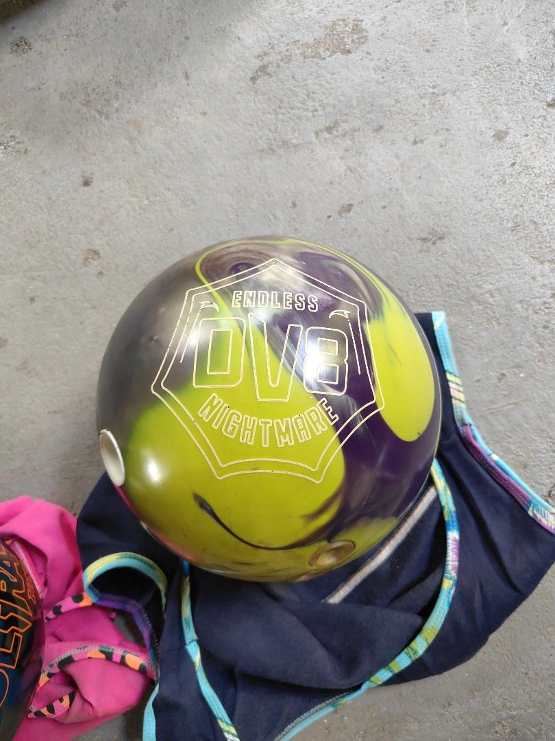 DV8 Endless Nightmare Bowling Ball, Sports Equipment, Sports & Games ...
