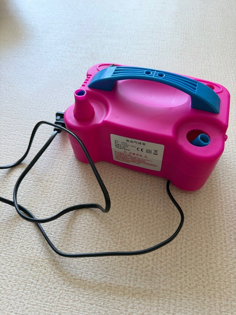 Electric Balloon Pump with Free Balloons, Hobbies & Toys, Occasions ...