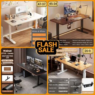 Height Adjustable Electric Table | Ergonomic Standing Desk | PC ...