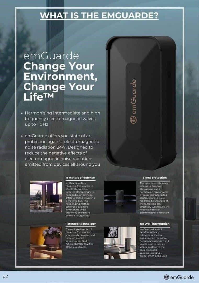 Enagic emGuard輻射調和器, 家庭電器, 其他家庭電器 - Carousell