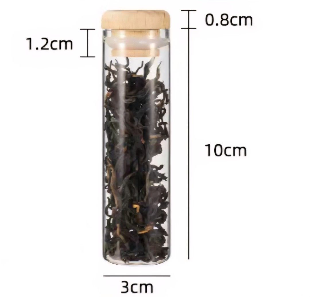 Empty Glass Test Tubes Bottles with Cork Stoppers, Furniture & Home ...