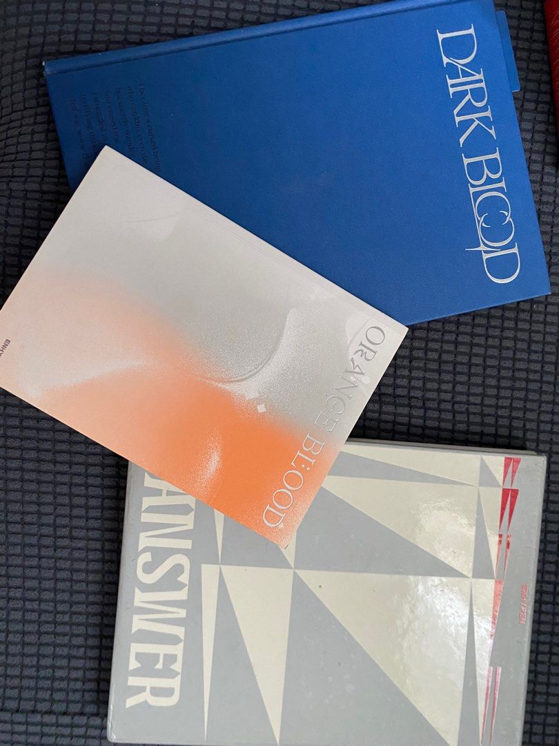ENHYPEN UNSEALED Album - Dark Blood, Orange Blood, Answer, Hobbies ...