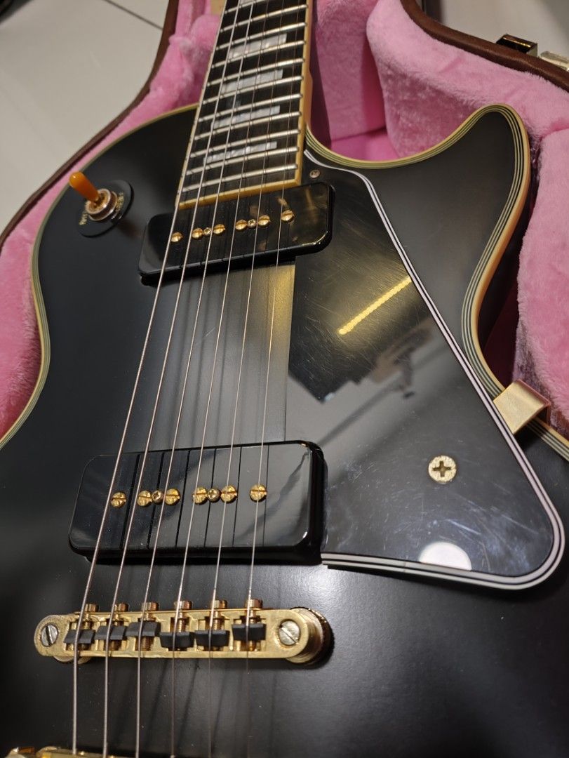 Epiphone Limited Edition 1955 Les Paul Custom Outfit, Hobbies & Toys ...