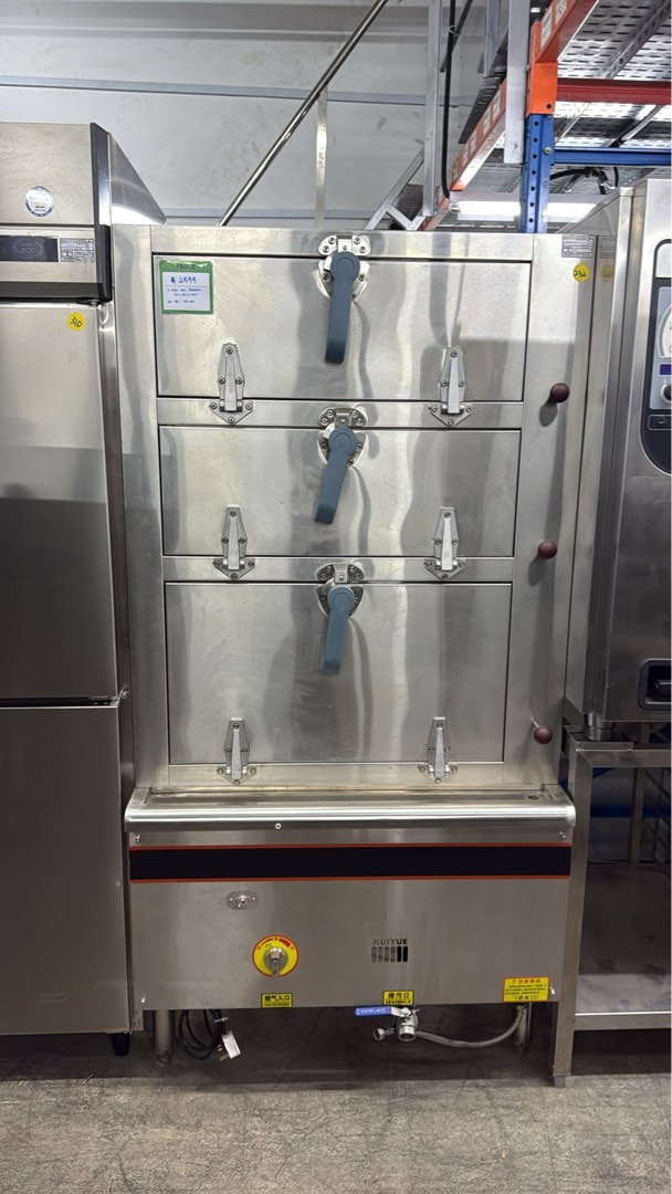 (Free delivery and warranty) 3 deck steamer/ gas steamer/ fish steamer ...