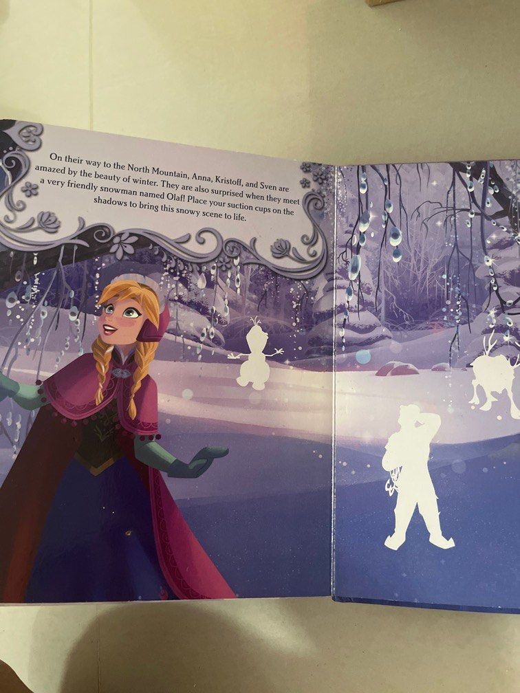 Frozen Elsa & Anna Stuck on Stories book, Hobbies & Toys, Books ...