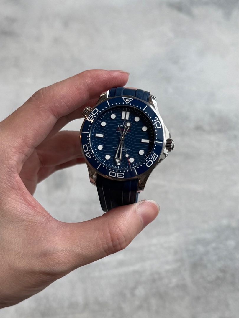 Full set 2025 | Omega 210.32.42.20.03.001 Seamaster 300M blue dial ...