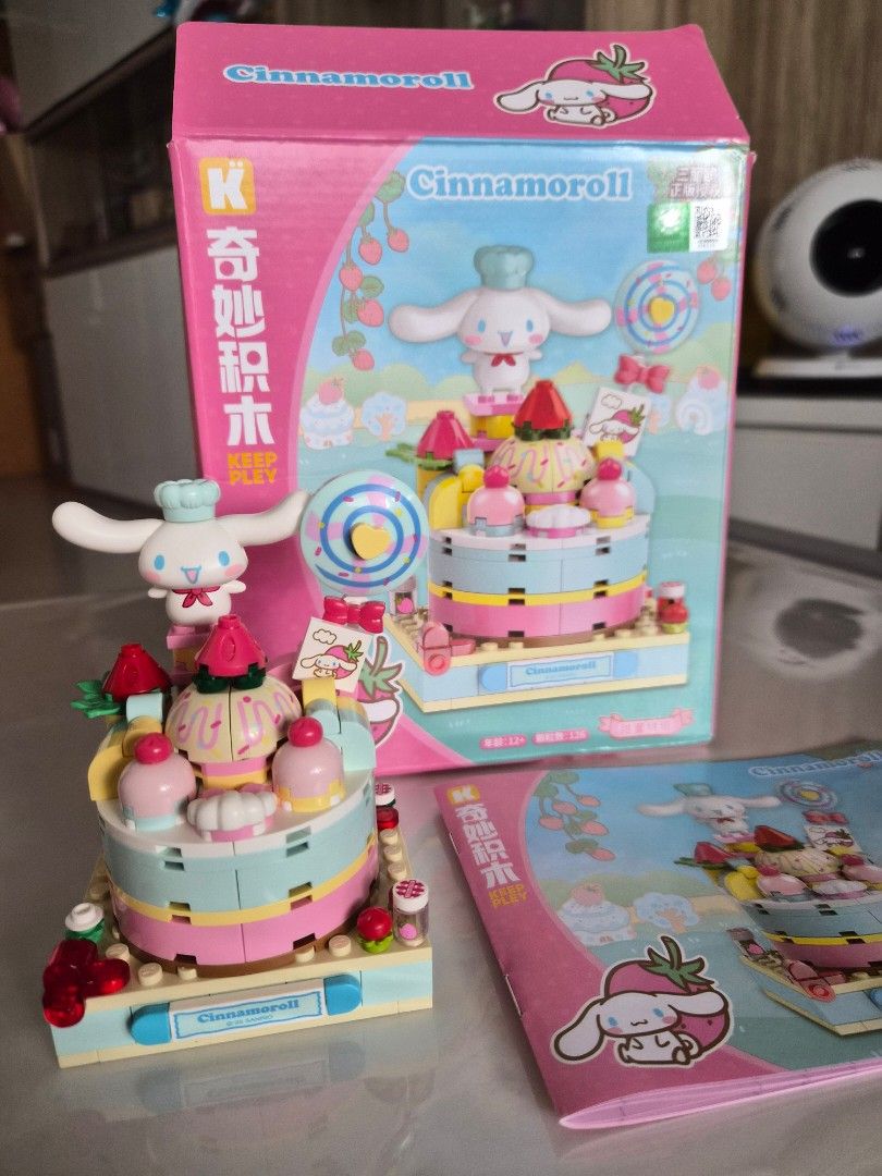 [Fully assembled] Sanrio Cinnamoroll Dessert Shop Building Blocks ...