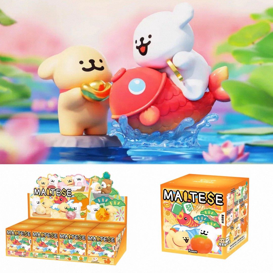 CNY Funism Maltese Lucky Paws Series Blind Box / FULL SET / CONFIRMED ...