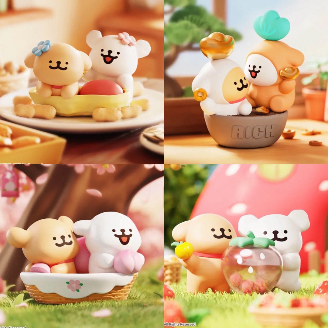 CNY Funism Maltese Lucky Paws Series Blind Box / FULL SET / CONFIRMED ...