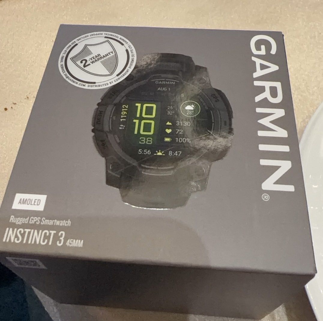 Garmin Instinct 3 45mm Rugged GPS Smartwatch, Mobile Phones & Gadgets ...