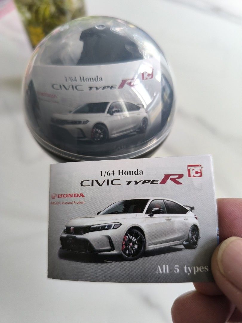 Gashapon Honda Civic Type R 1/64 (Black), Hobbies & Toys, Toys & Games ...
