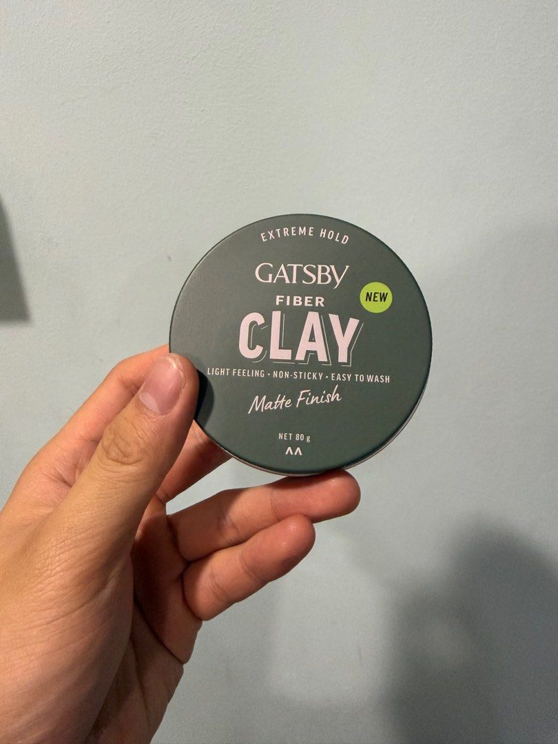 Gatsby Fiber Clay - Matte Finish, Beauty & Personal Care, Hair Products ...