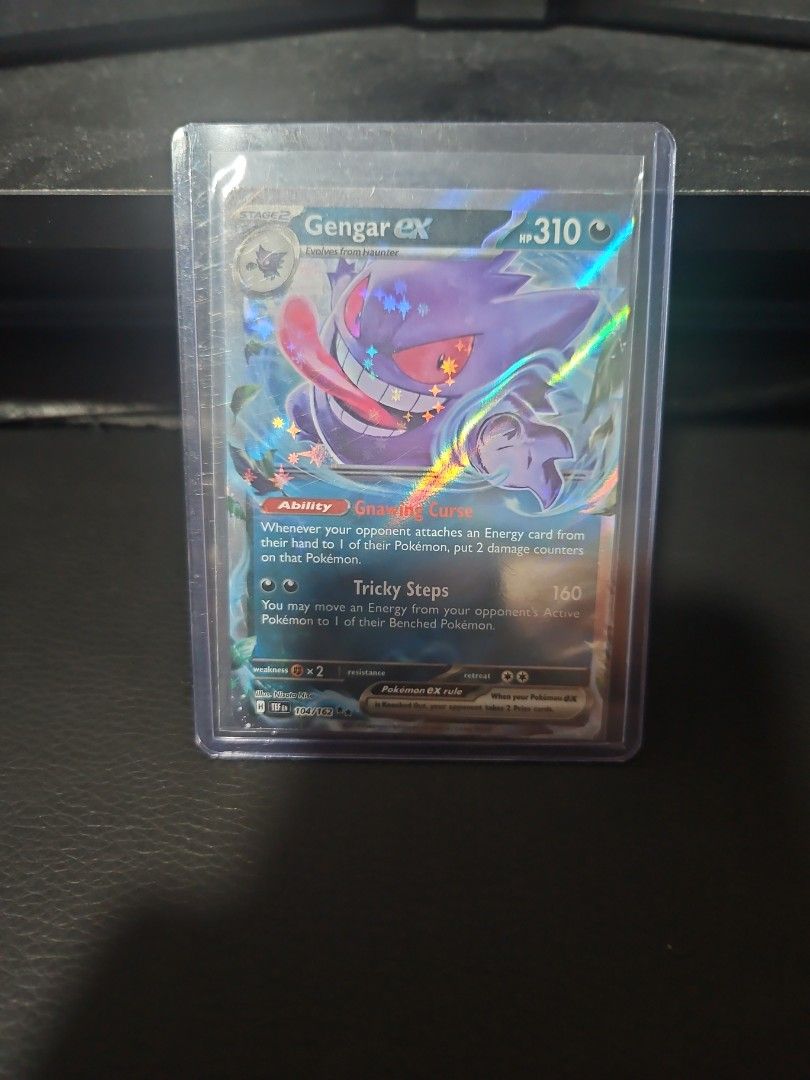 Gengar ex #104 - Temporal Forces, Hobbies & Toys, Toys & Games on Carousell