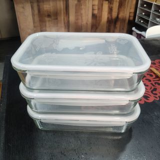 Japanese Food Storage Containers with Measuring Marks, Furniture & Home ...