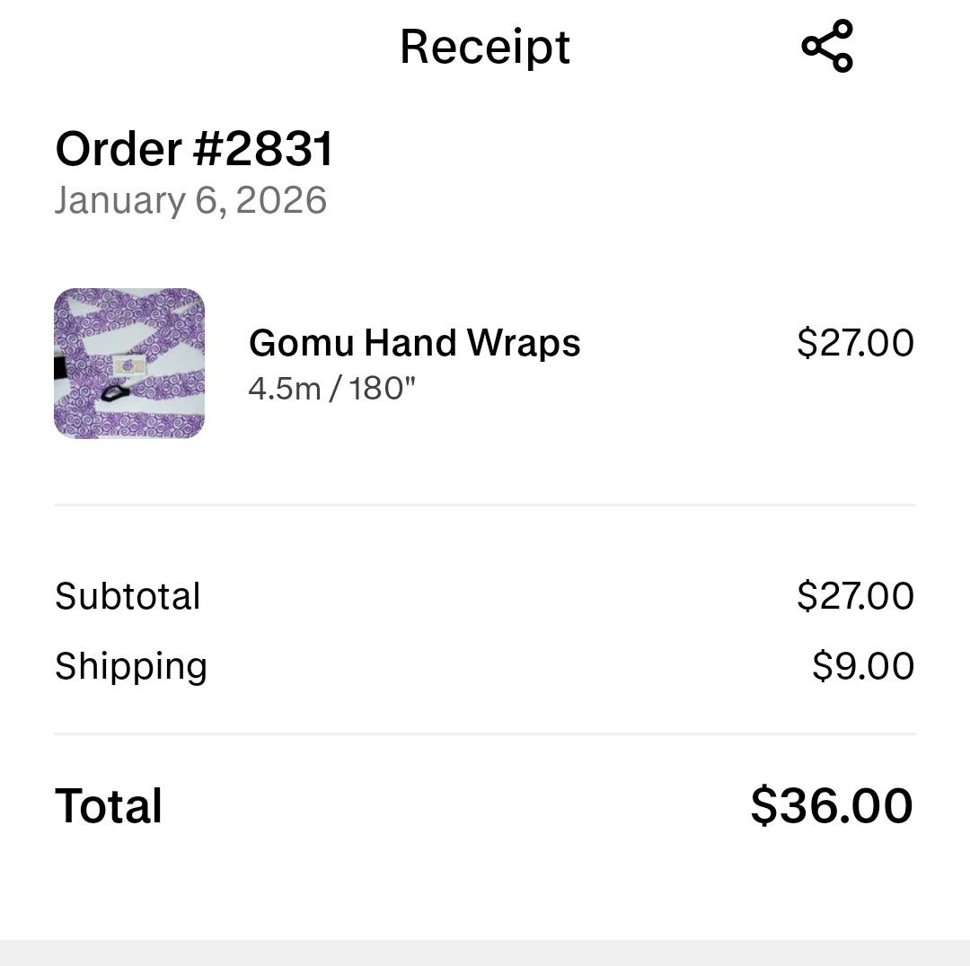 Gomu Hand Wraps - 4.5m/180", Sports Equipment, Other Sports Equipment ...