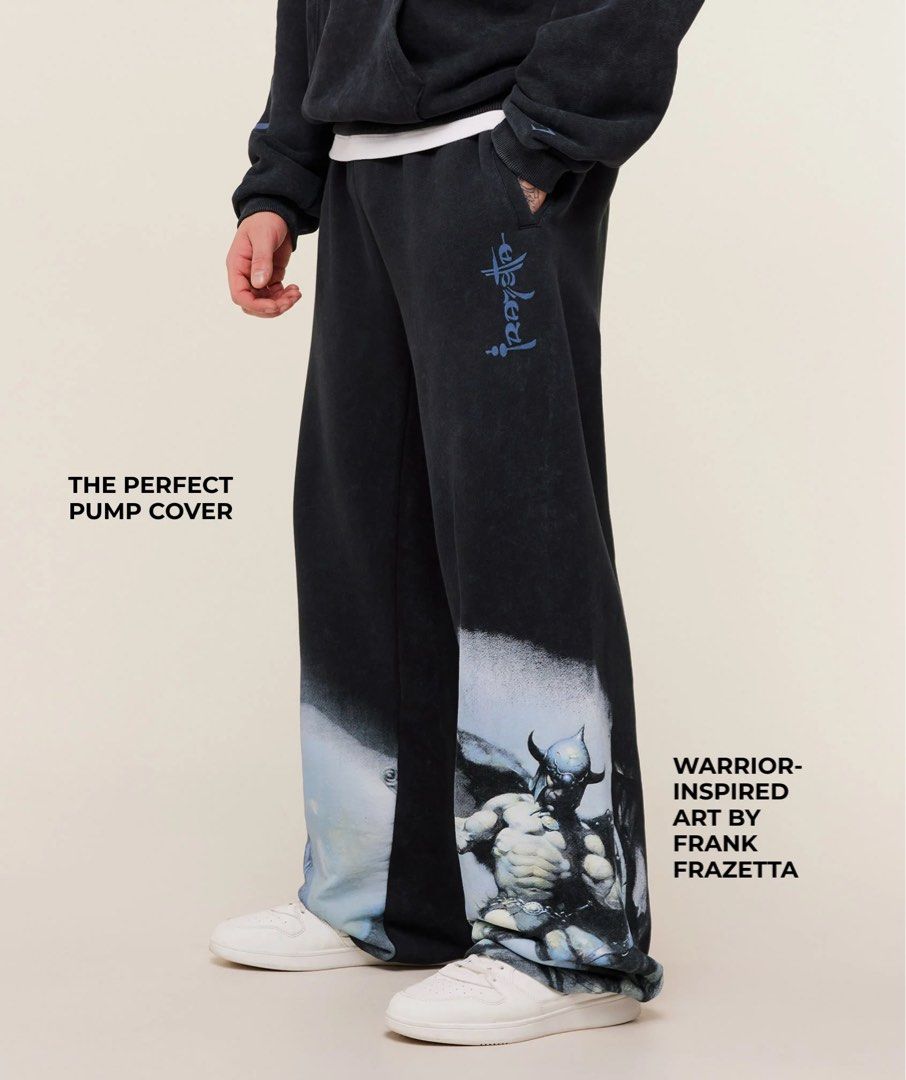 Gymshark x Frank Frazetta Sweatpants - Limited Edition - Size S, Men's ...