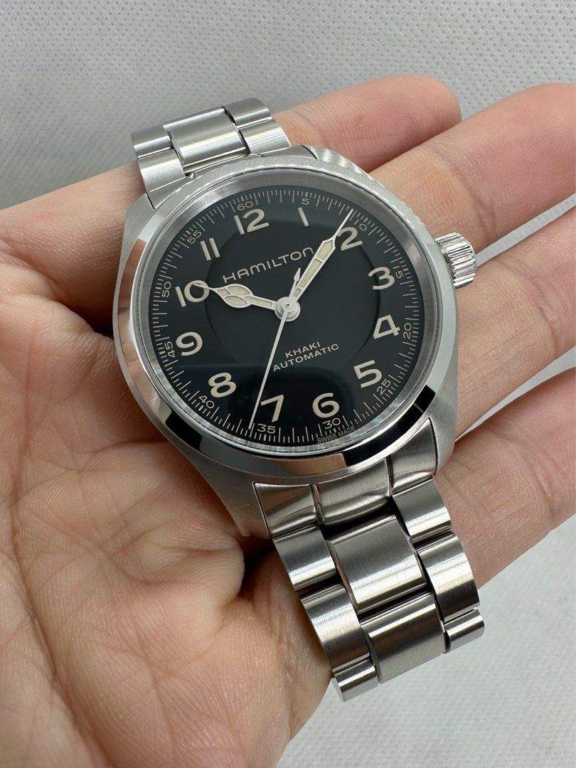 Hamilton Khaki Field Murph 38mm Black Automatic LNIB, Luxury, Watches ...