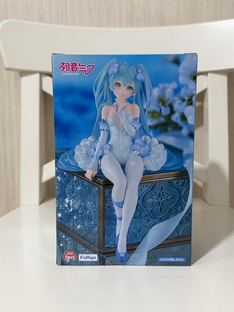 Hatsune Miku Flower Fairy Nemophila Noodle Stopper Figure - Furyu ...