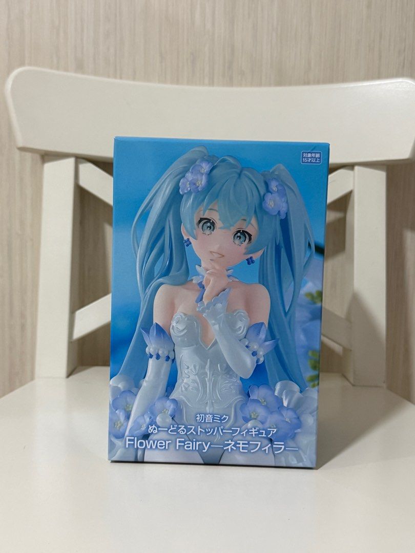 Hatsune Miku Flower Fairy Nemophila Noodle Stopper Figure - Furyu ...