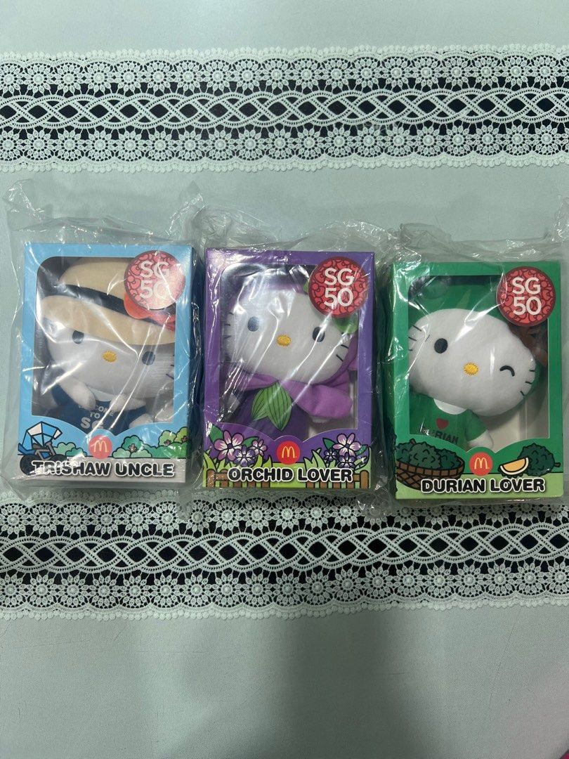 Hello Kitty McDonald’s SG50 Set, Hobbies & Toys, Toys & Games on Carousell
