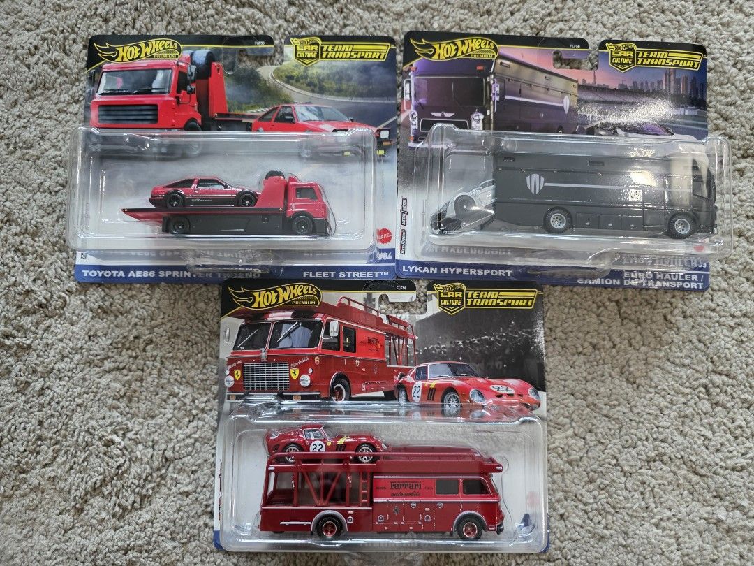 Hot Wheels Car Culture Team Transport Set Mix H, Hobbies & Toys, Toys ...