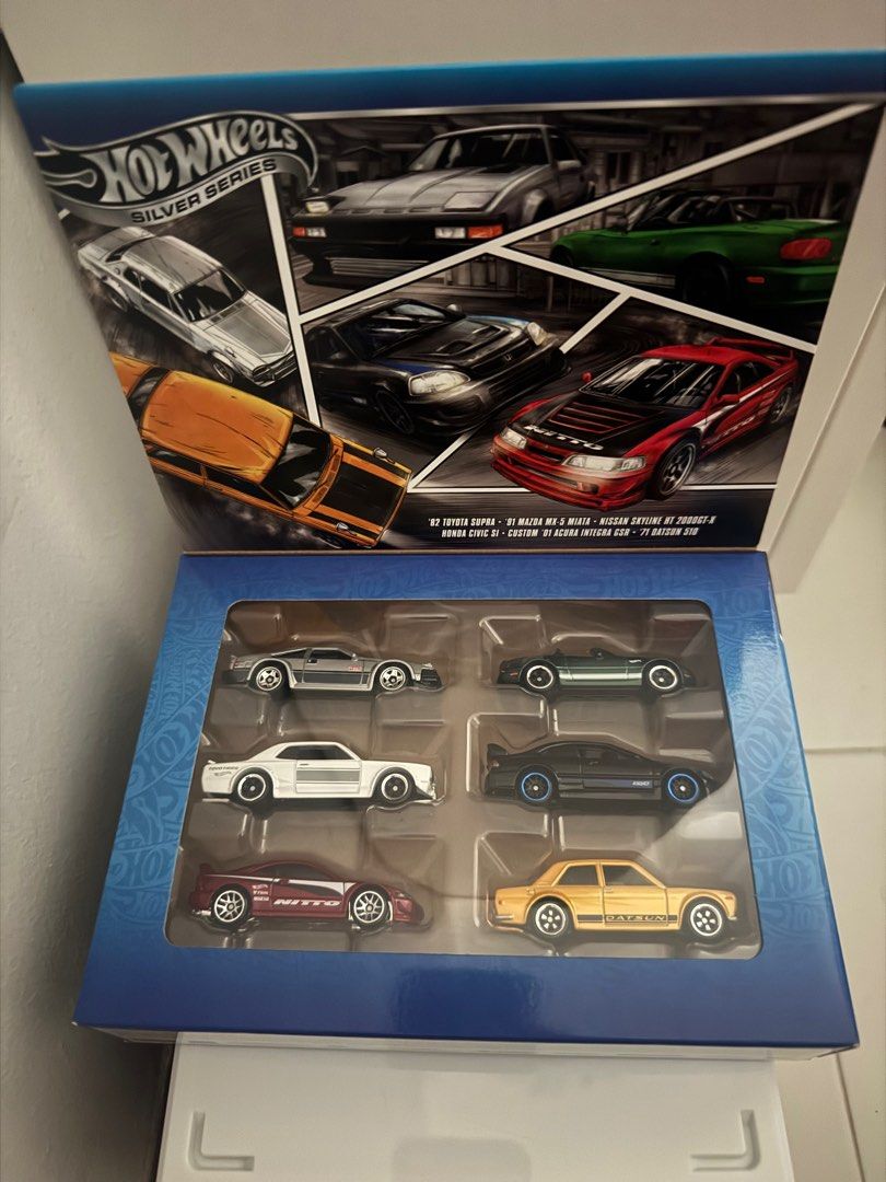 Hot Wheels JDM Silver Series Car Set, Hobbies & Toys, Toys & Games on ...