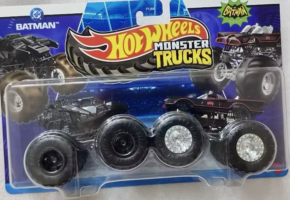 Hot Wheels Monster Trucks Demolition Doubles Batman, Hobbies & Toys ...