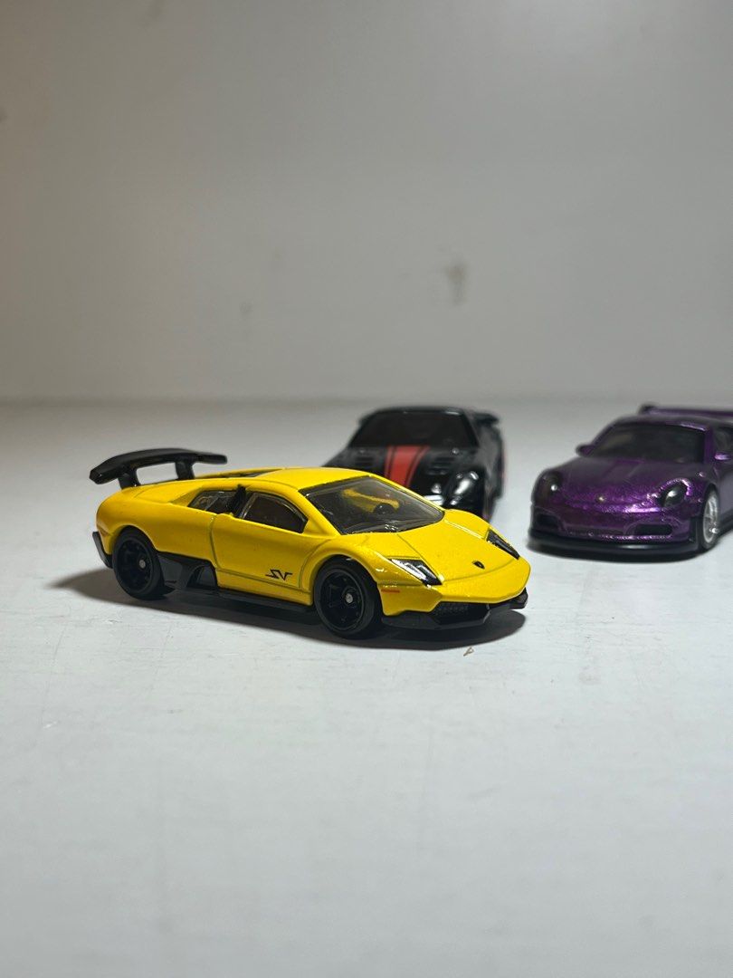 Hot Wheels Speed Machines Lamborghini Murcielago SV, Ferrari 599XX ...