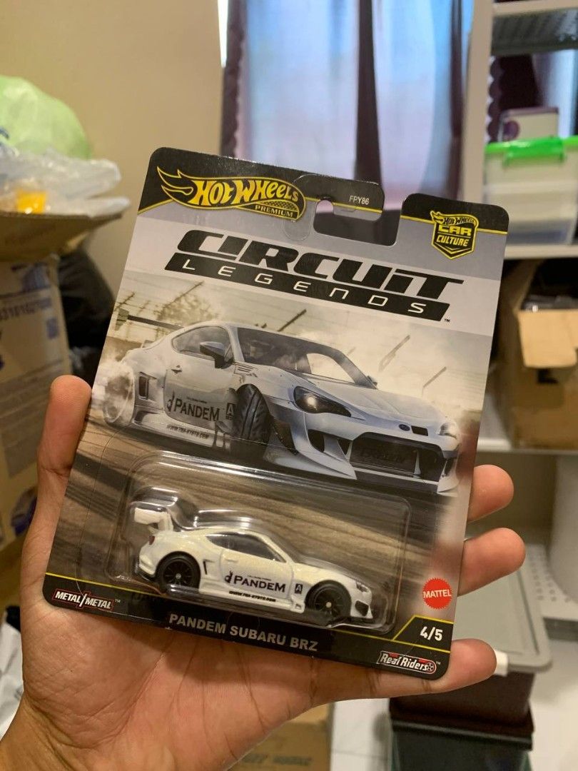 HOTWHEELS CIRCUIT LEGENDS SUBARU BRZ PANDEM WHITE (REFER GAMBAR ...