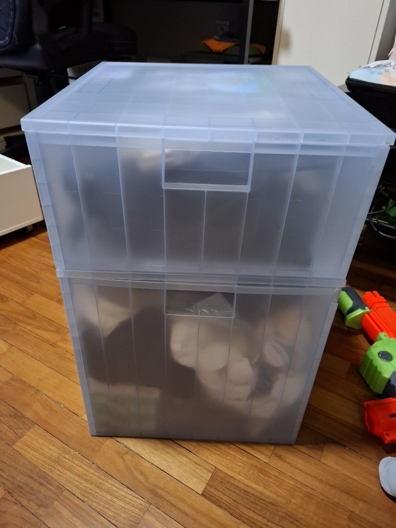 ikea Clear Plastic Storage Box, Furniture & Home Living, Home ...