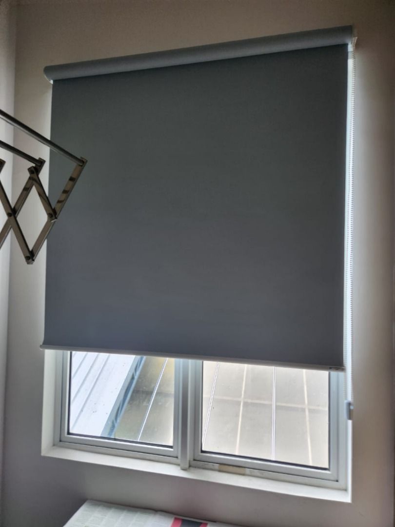 INSTALL ROLLER BLIND CURTAIN ANDA l pasang lansgir jenis gulung l ...