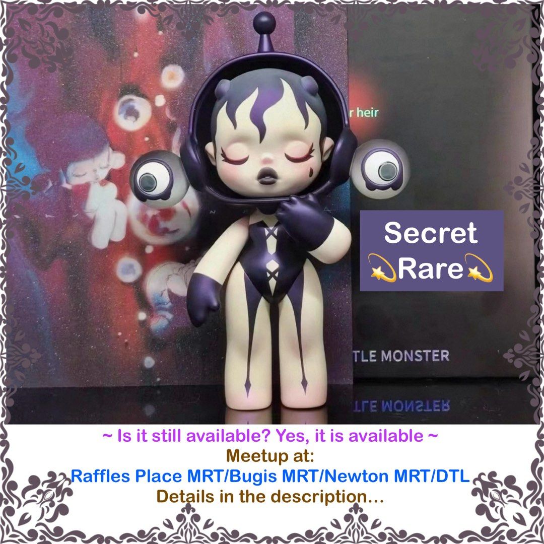 [In-stock] Secret/Rare: Monster Heir(Black)🖤💜 - Skullpanda Little ...