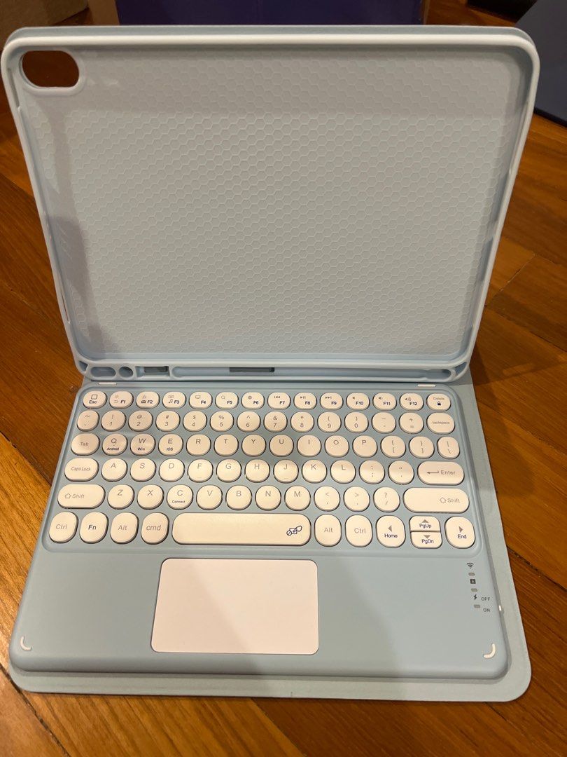 iPad air Keyboard Case - light Blue, Mobile Phones & Gadgets, Mobile ...