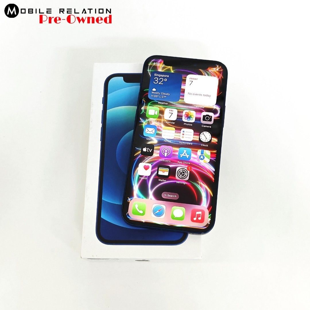 iPhone 12 mini 256GB Blue, Mobile Phones & Gadgets, Mobile Phones ...