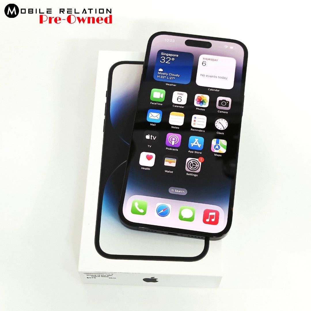 iPhone 14 Pro Max Space Black 256GB, Mobile Phones & Gadgets, Mobile ...
