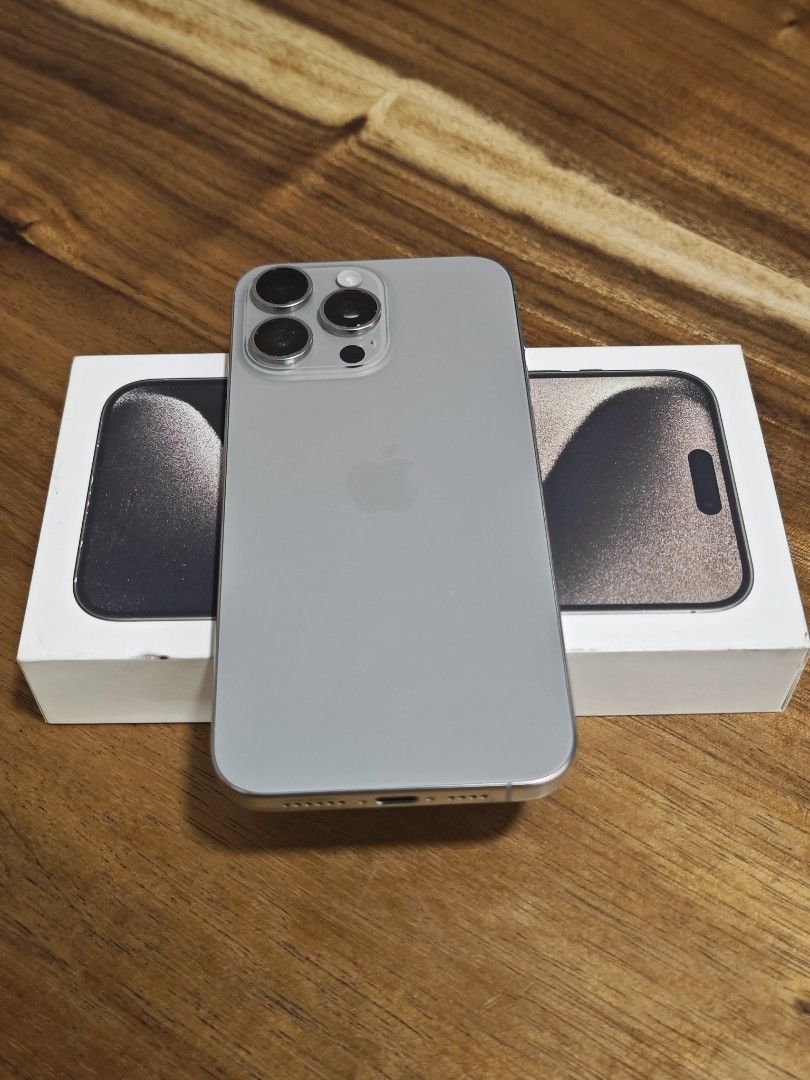 iPhone 15 Pro Max Natural Titanium 512GB, Mobile Phones & Gadgets ...