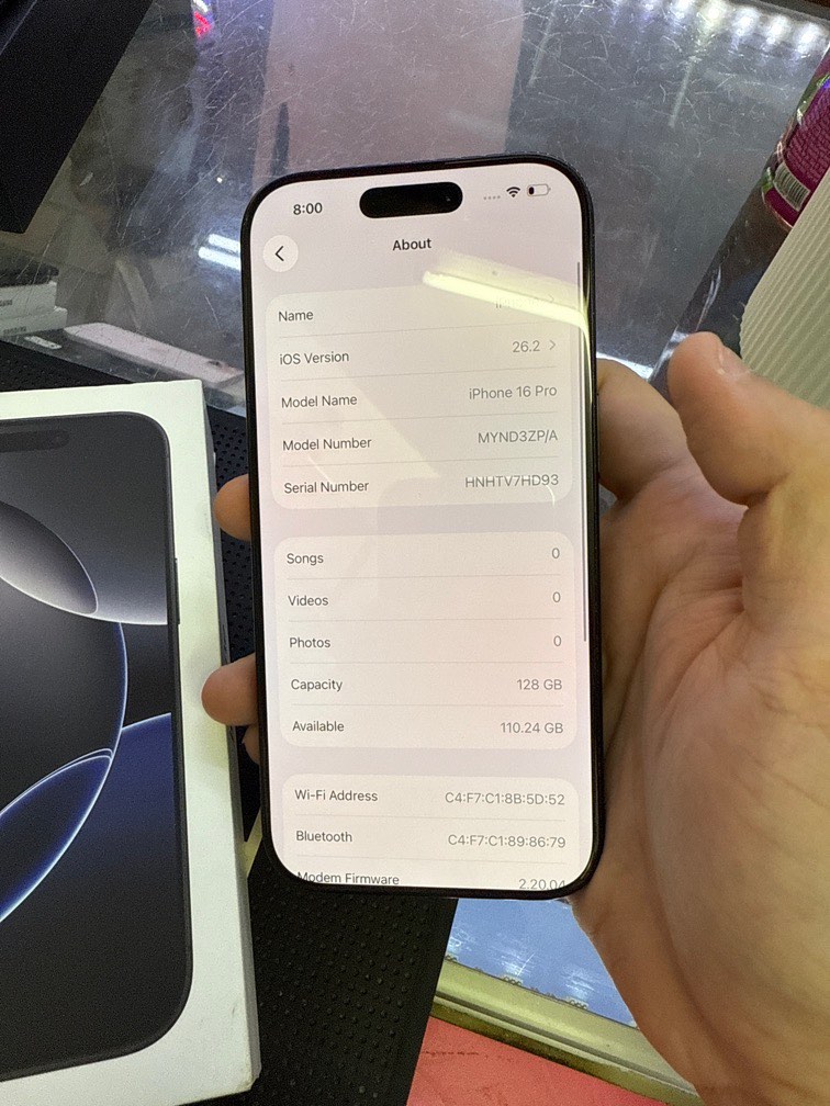 iPhone 16 Pro Black Titanium 128GB, Mobile Phones & Gadgets, Mobile ...