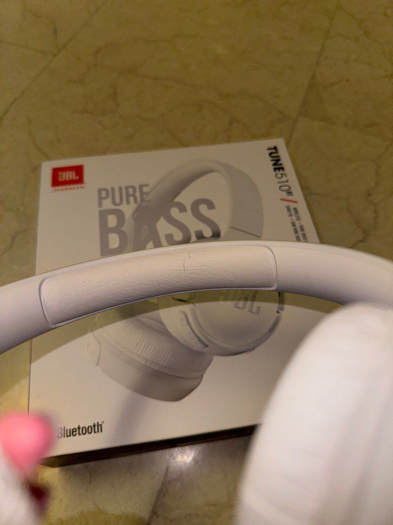 JBL Tune 510BT Wireless Headphones - White, Audio, Headphones ...