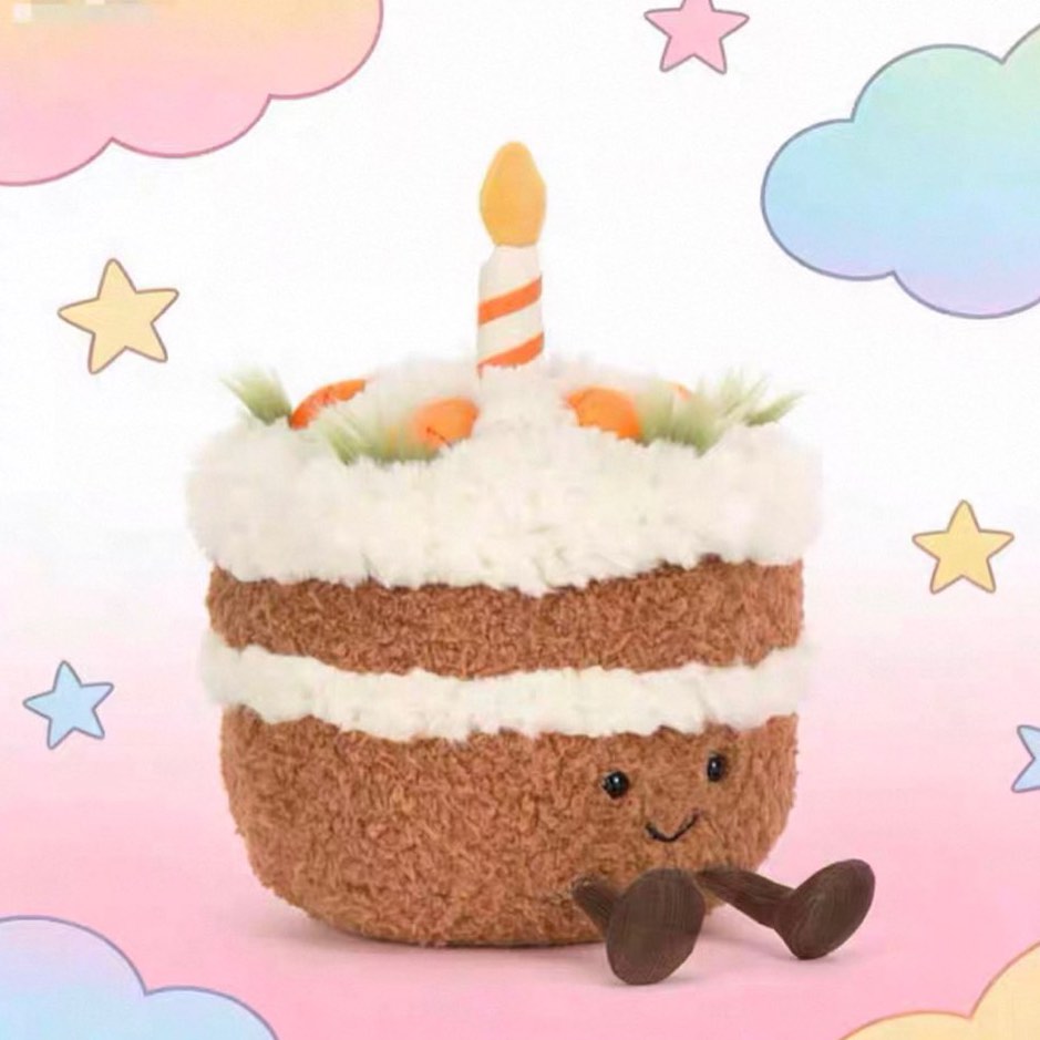 Jellycat Amuseables Carrot Cake, Hobbies & Toys, Toys & Games on Carousell