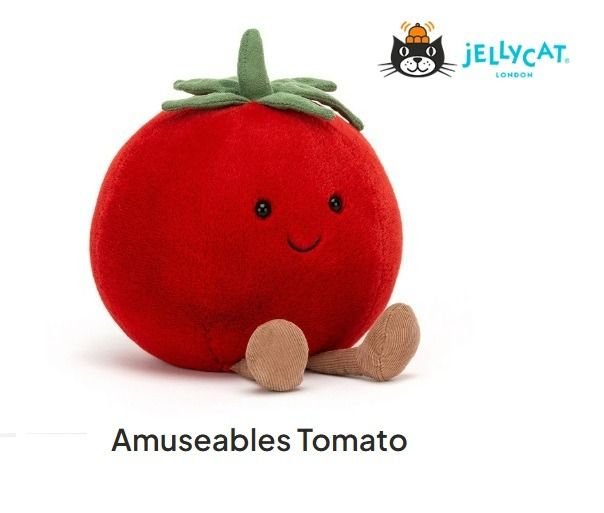Jellycat Amuseables Tomato Plush Toy, Hobbies & Toys, Memorabilia ...