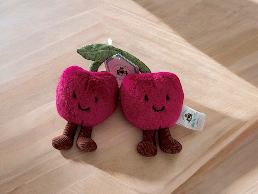 Jellycat Cherry Plush Keychain, Hobbies & Toys, Stationery & Craft ...