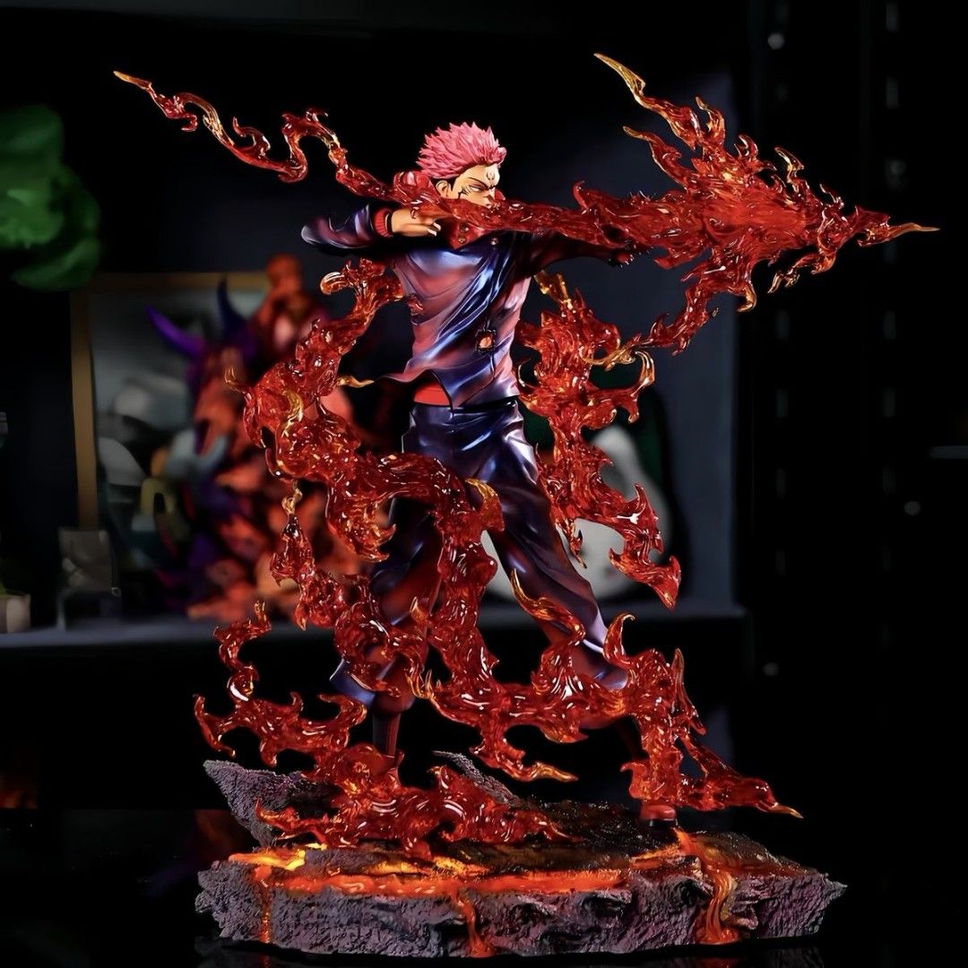 Jujutsu Kaisen Yuji Itadori Black Flash GK Figure Japanese Version ...