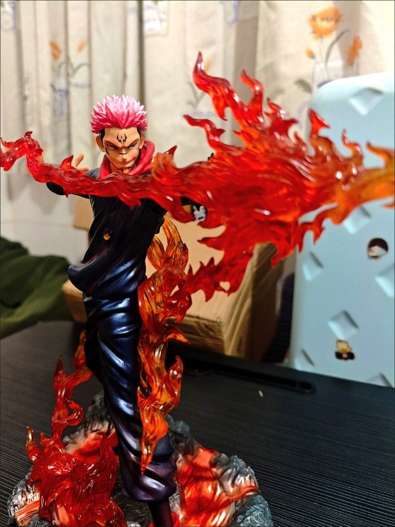 Jujutsu Kaisen Yuji Itadori Black Flash GK Figure Japanese Version ...
