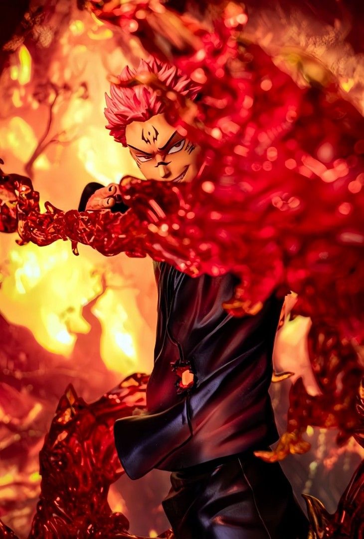 Jujutsu Kaisen Yuji Itadori Black Flash GK Figure Japanese Version ...