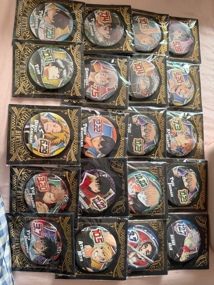 jujutsu kaisen,haikyuu, demon slayer, black clover, Hobbies & Toys ...