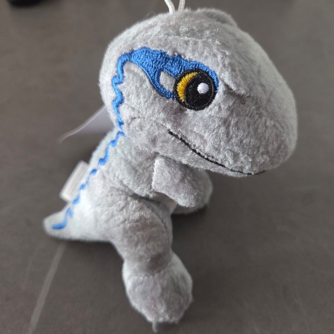 Jurassic World Blue Raptor Plush Keychain, Hobbies & Toys, Toys & Games ...