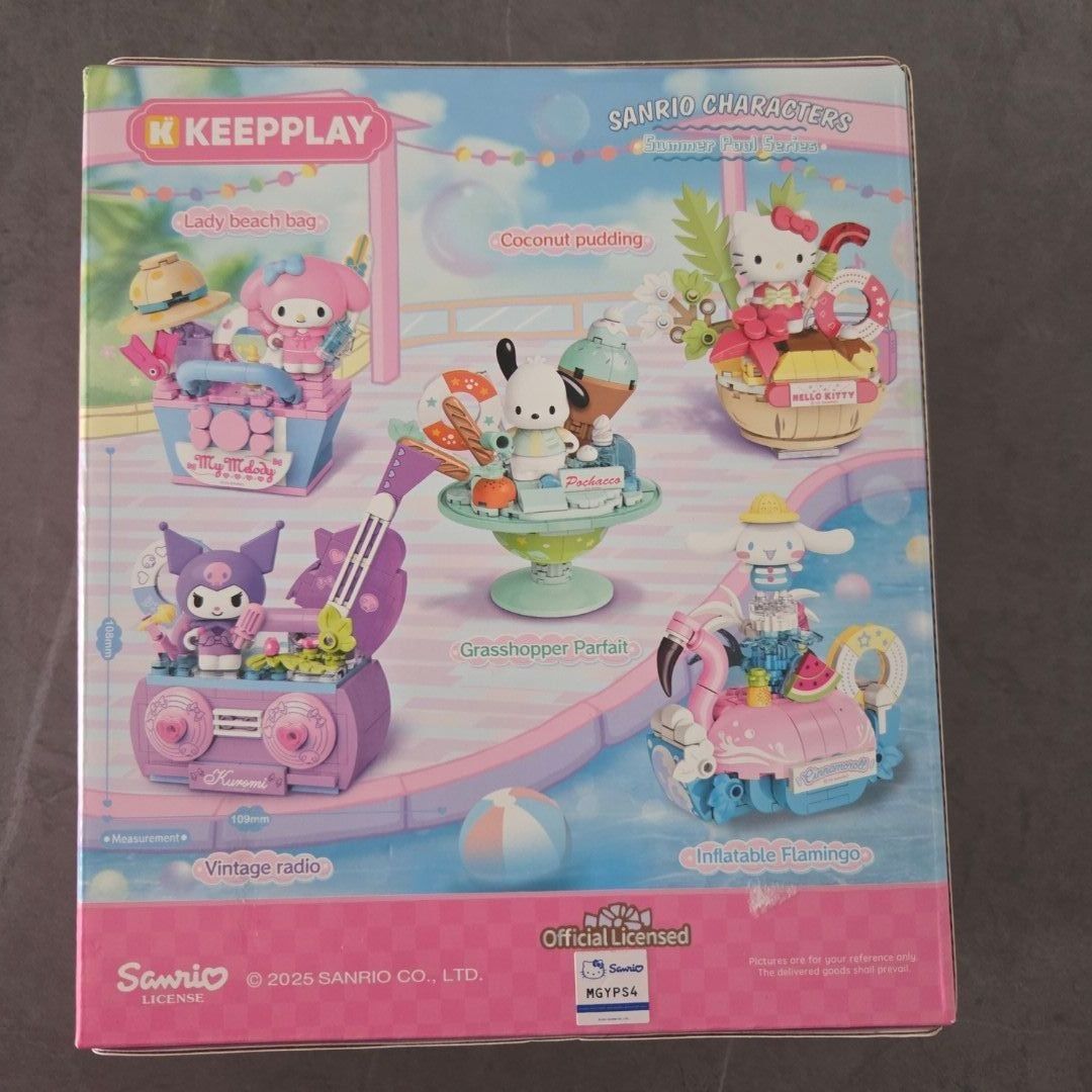 KeepPlay Sanrio Kuromi Vintage Radio Building Block Set, Hobbies & Toys ...